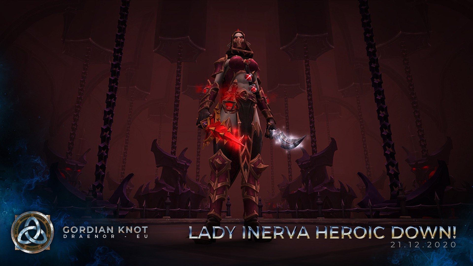 Lady Inerva Darkvein Heroic Down! - Gordian Knot - WoW EU Guild